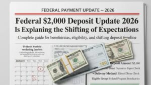 Federal $2,000 Deposit Update 2026 Is Explaining the Shifting Timeline ...
